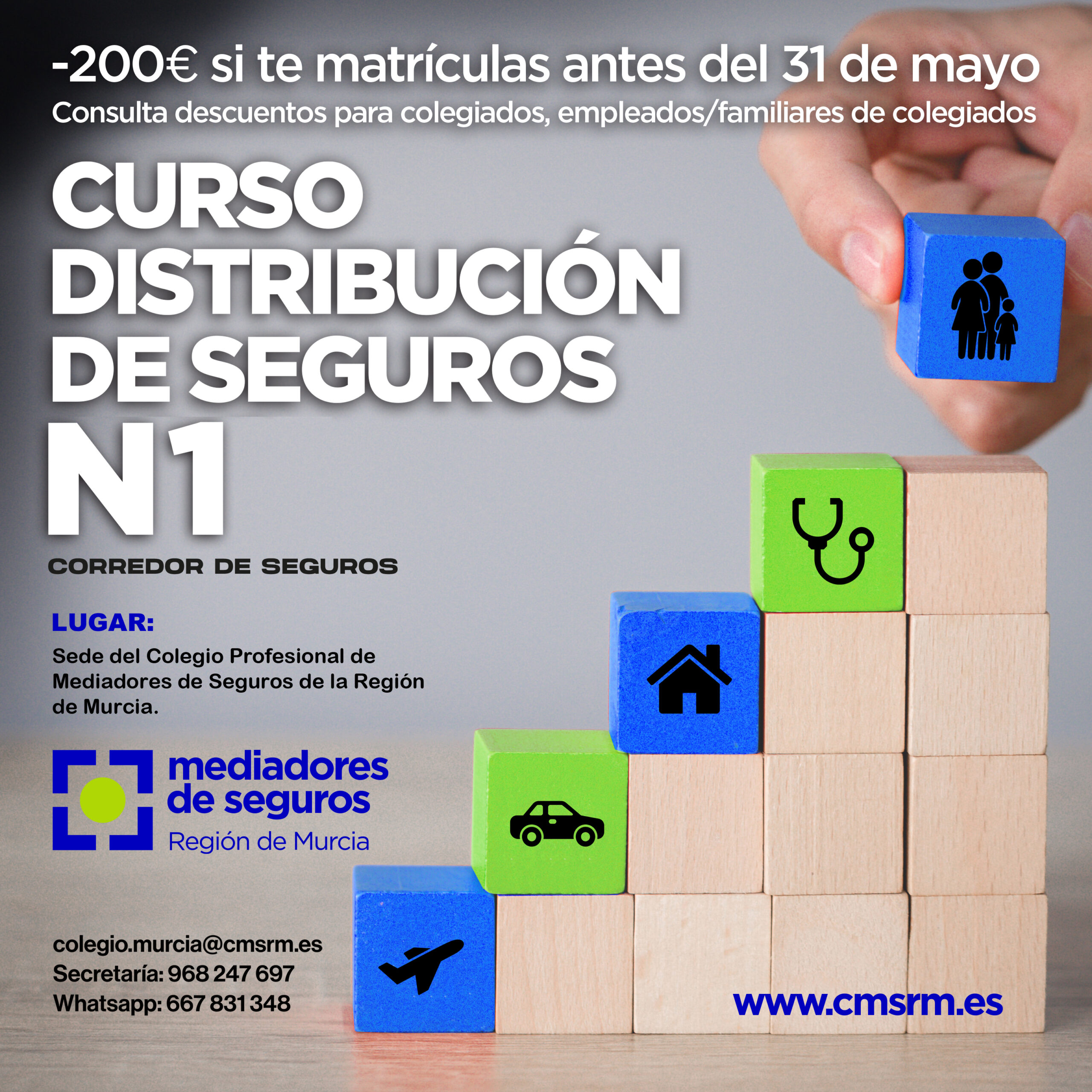 Cursos y jornadas de formación | Colegio de Mediadores de Seguros de Murcia